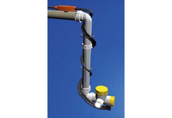 Siphonbegleitheizung 1,0 mfür Sondersiphon saugseitig