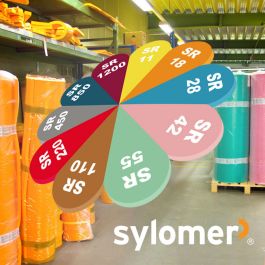 Getzner SYLOMER ® TYP SR18, ORANGE